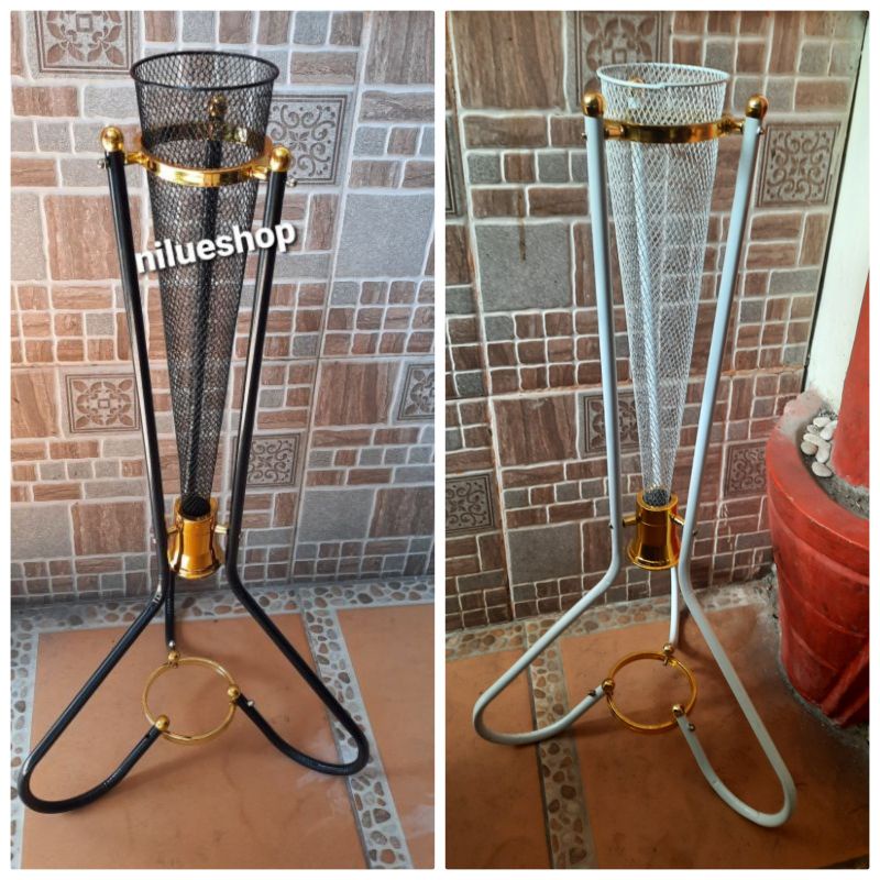 Jual VAS CORONG STANDING BESI/POT CORONG BESI/POT STANDING CORONG ...