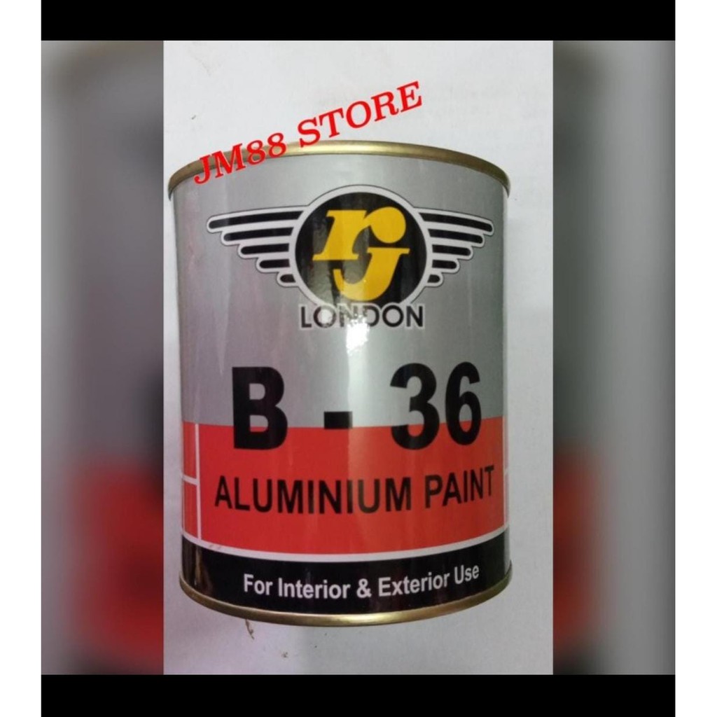 Jual CAT ALUMINIUM / CAT RJ / ALUMINIUM PAINT / B-36 / SILVER | Shopee ...