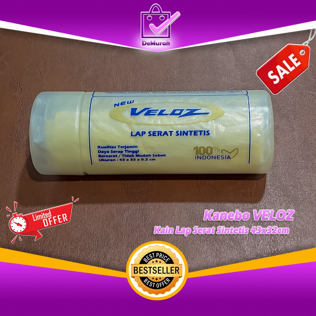Jual Kanebo VELOZ Kain Lap Serat Sintetis 43x32cm Tebal Daya Serap ...