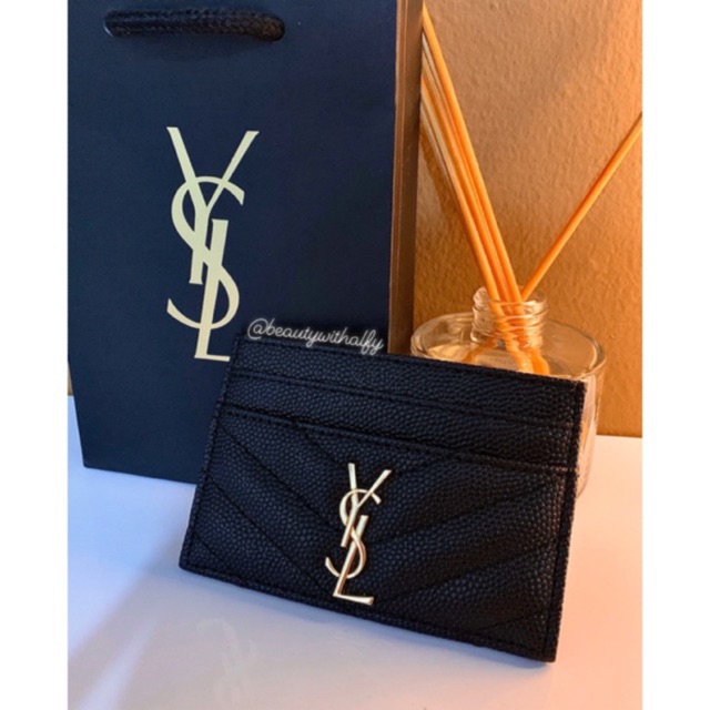 Jual YSL card holder gift parfums | Shopee Indonesia