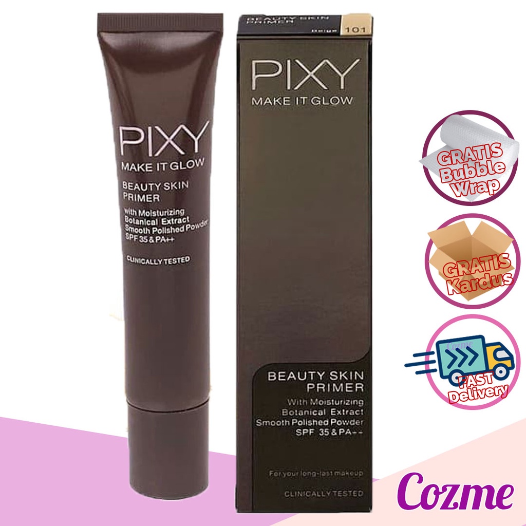Jual PIXY Make it Glow Beauty Skin Primer 101 Beige | Shopee Indonesia