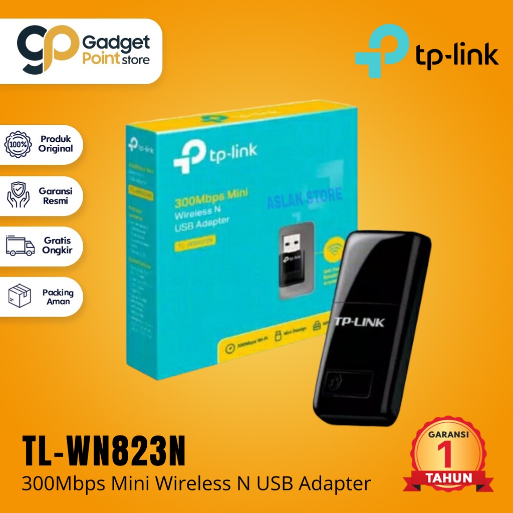 Jual TP-LINK TL-WN823N USB Wifi Adapter Mini 300Mbps TP LINK TL WN 823 ...