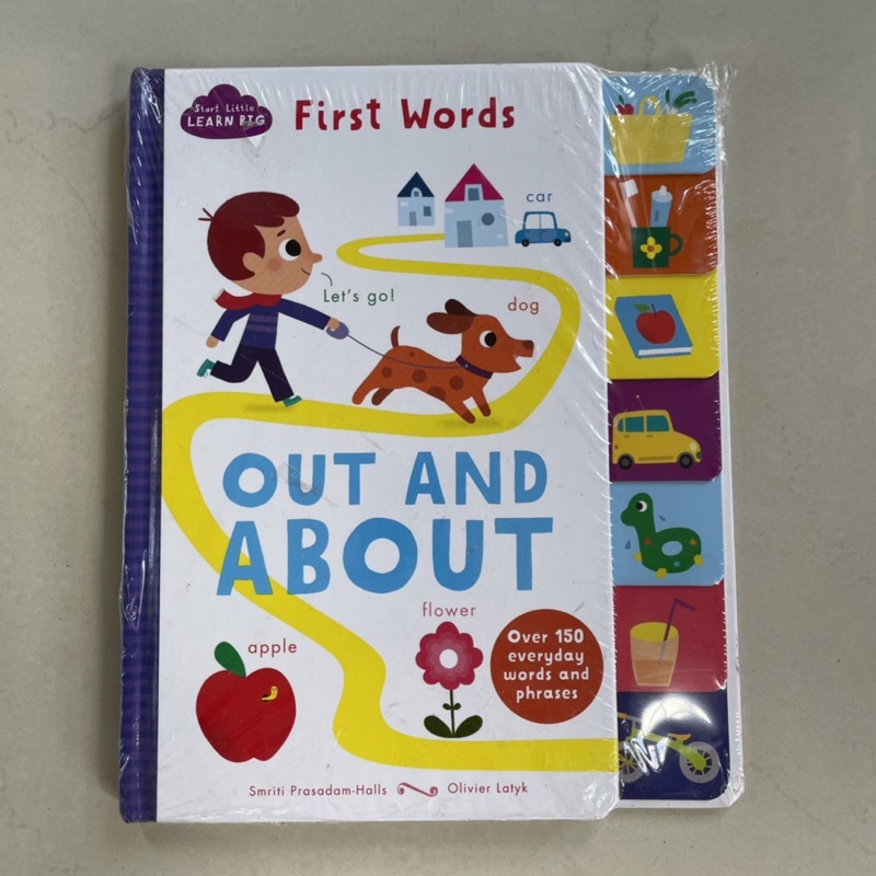 Jual Buku ORI | First Words Out and About | Tabbed Board Book Import ...