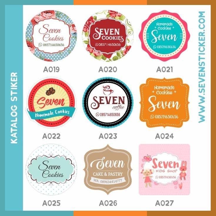Jual Stiker Label Kue/Kitchen/Slime/Clothing Berkualitas | Shopee Indonesia