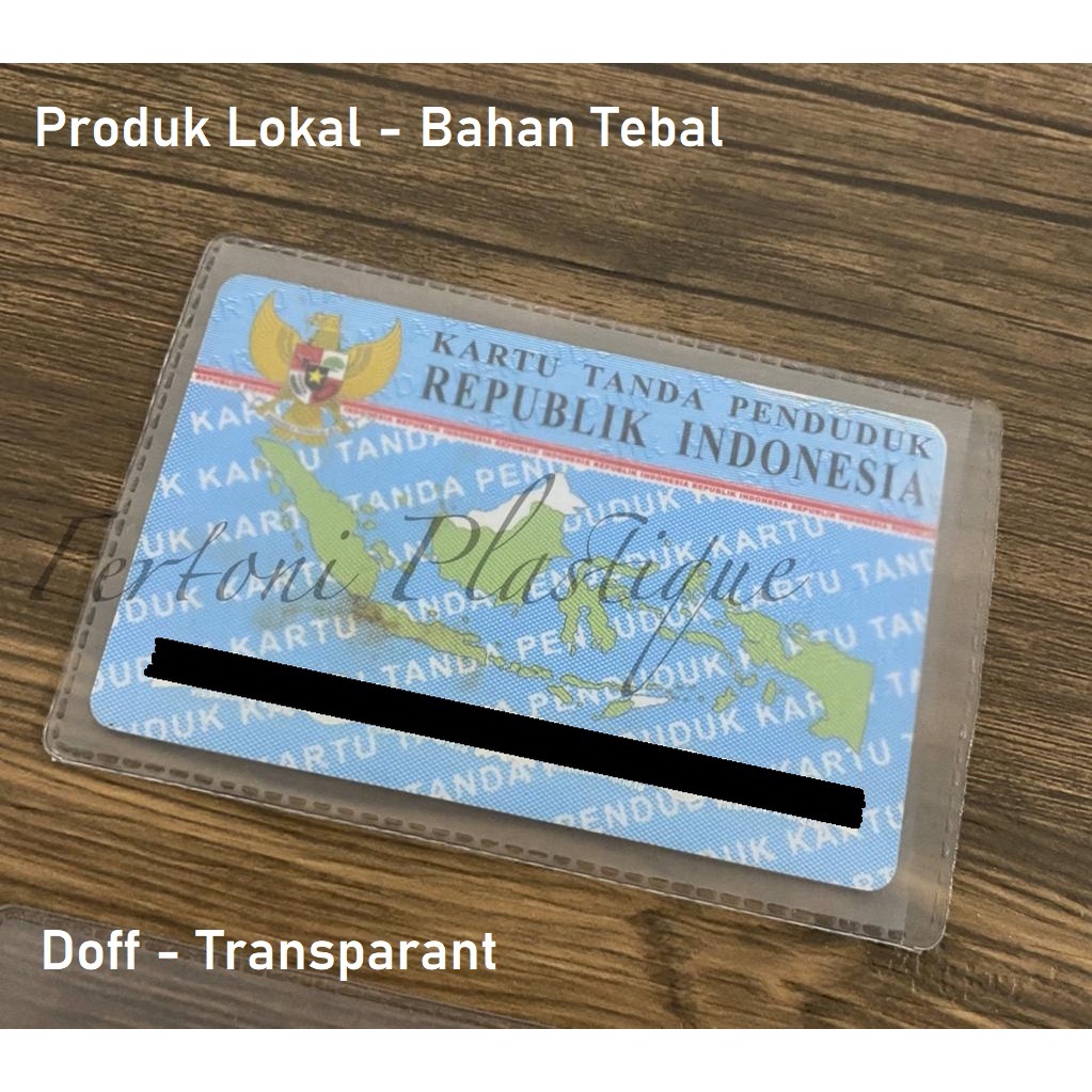 Jual Plastik KTP - Tempat Kartu ATM Cover Plastik Pelindung Kartu ATM ...