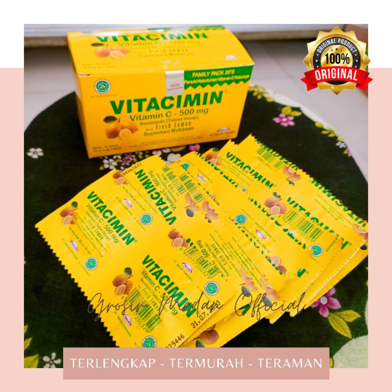 Jual VITACIMIN LEMON ORIGINAL ISI 20 FAMILY PACK VITAMIN C | Shopee ...