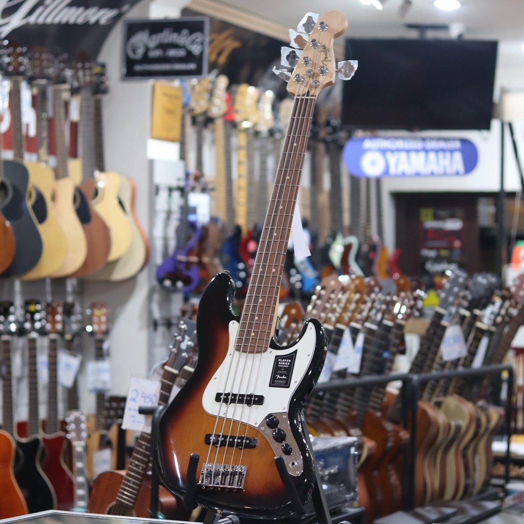 Jual Fender Player Jazz Bass V - 5 String 3 Tone Sunburst - JazzBass 5 ...