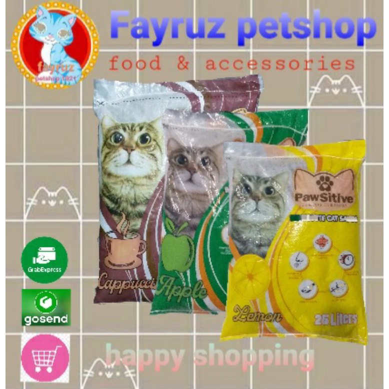 Jual Pawsitive pasir wangi & gumpal. 25 Liter | Shopee Indonesia