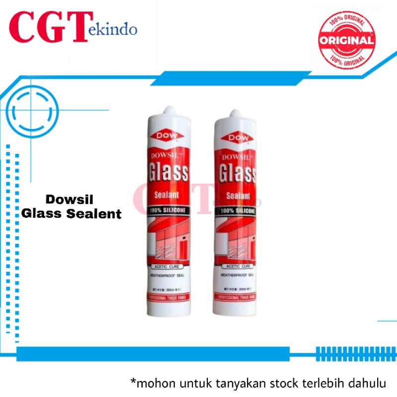 Jual Dowsil Sealant Asam / Lem Kaca / Silicone Sealant White Clear | Shopee Indonesia
