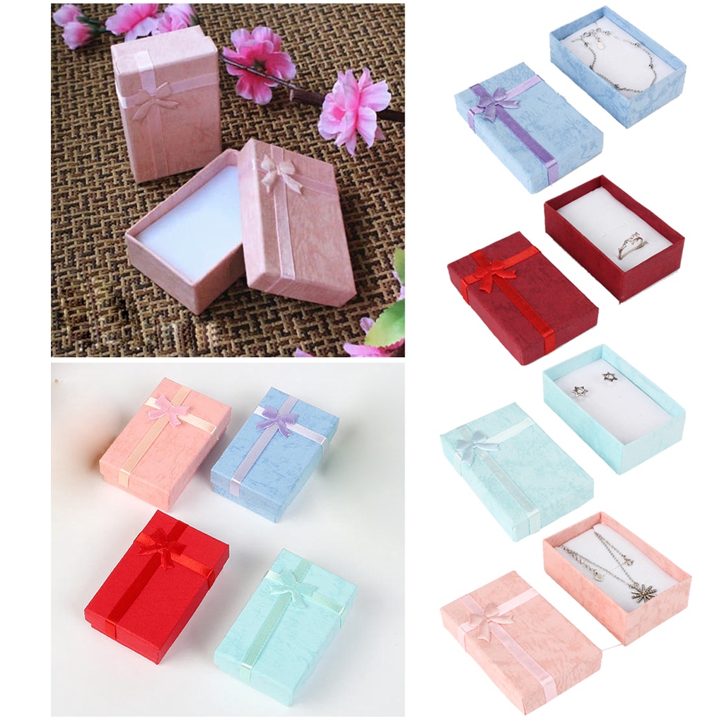 Jual Jewelry Gift Box Kotak Penyimpanan Hadiah Serbaguna Anting Cincin ...