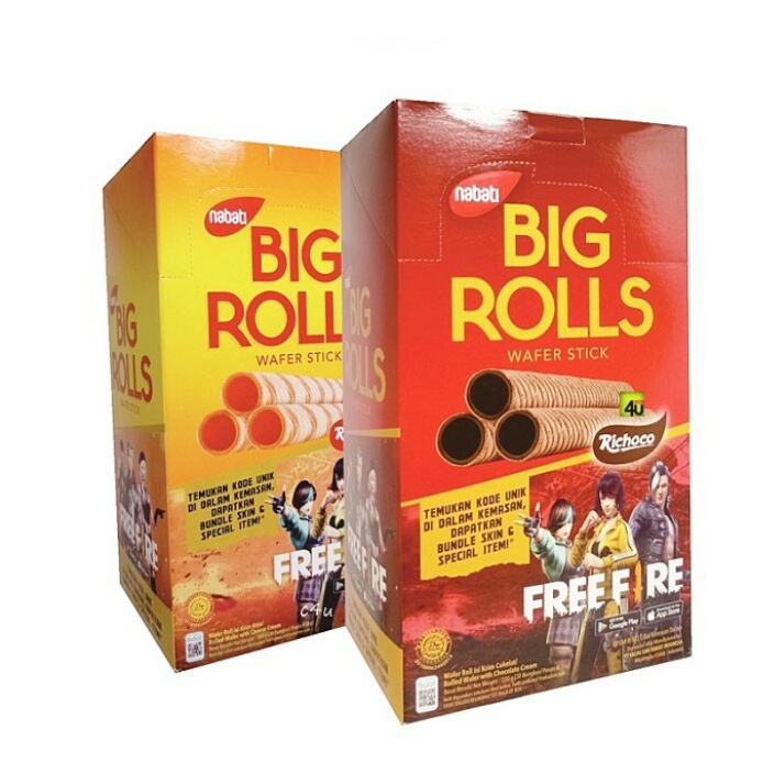 Jual BOX Nabati BIG ROLL - Wafer Stik Besar Isi Krim - Isi 20 pcs ...