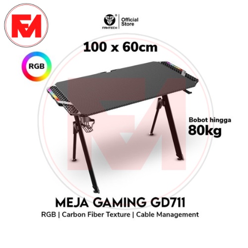 Jual MEJA GAMING FANTECH GD711 GAMING DESK | MEJA GAMING RGB | FANCY ...