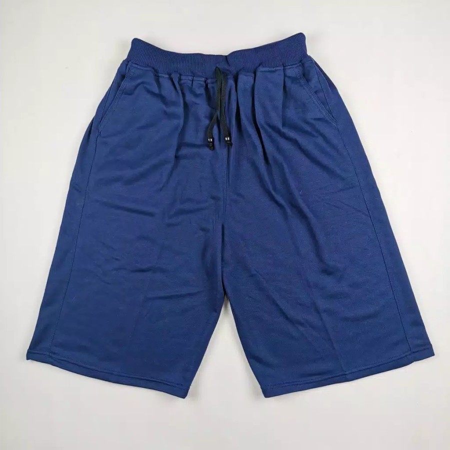 Jual Short Pants Pria Celana Pendek Jumbo Polos Santai Kaos Baby Terry ...