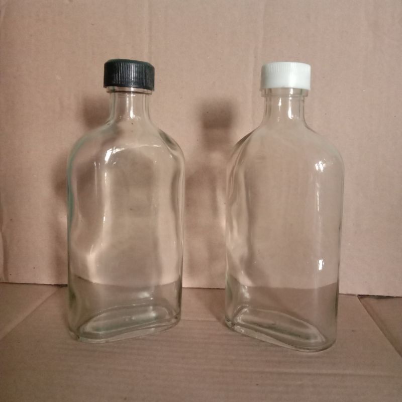Jual botol kaca gepeng/ botol jar gepeng 250 ml+tutup/1pcs | Shopee ...