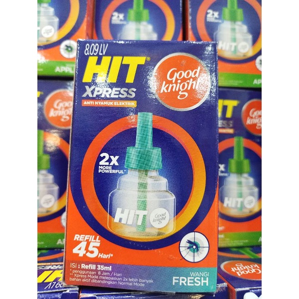 Jual HIT EXPRESS GOOD NIGHT REFILL FRESH 45ML (kemasan baru y kak) | Shopee Indonesia