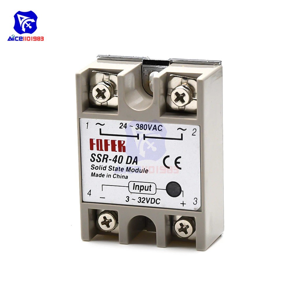 Jual SSR 10DA 25DA 30DA 40DA Single-phase solid state relay (DC Control AC) | Shopee Indonesia