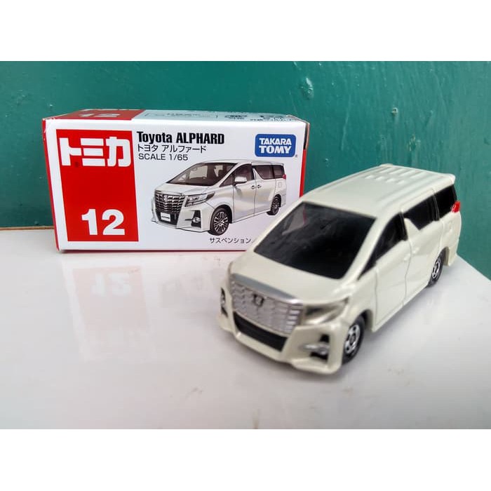 Jual Tomica Alphard putih Tomica Reguler No 12 Diecast miniatur mobil Takara Tomy ori Harga ...