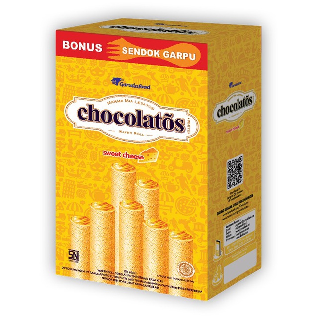 Jual Chocolatos Wafer Stick Cheese 14gr x 20 | Shopee Indonesia