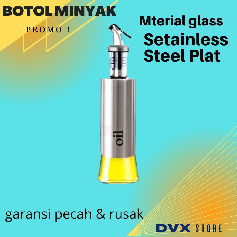 Jual Botol Minyak Olive Oil Stainles Steel Platted 500ml | Shopee Indonesia