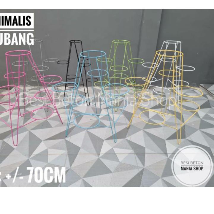 Jual D-51 STANDING POT / STANDING POT BESI / RAK KAKTUS / RAK POT BESI ...