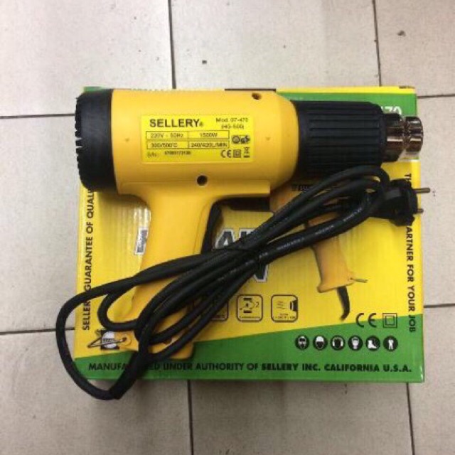 Jual Hot Air Gun / Heat Gun / Hot Gun Pemanas Plastik Shring SELLERY HG ...