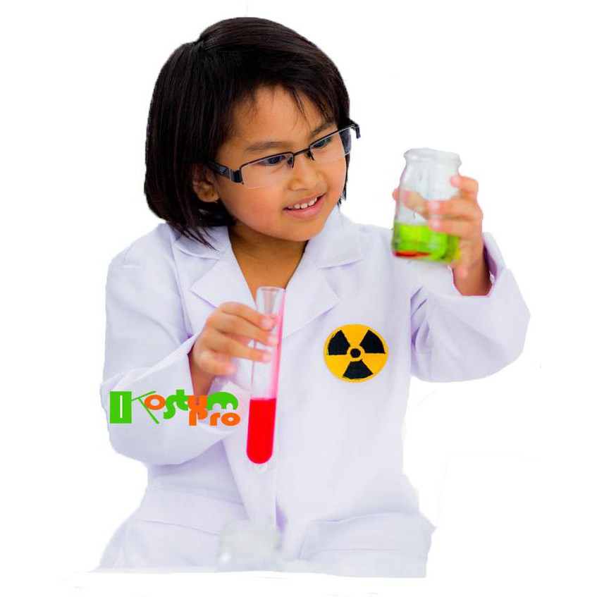 Jual KOSTUM JAS LAB ANAK uk 9 (9-10 TAHUN) TANGAN PANJANG / BAJU LAB ...