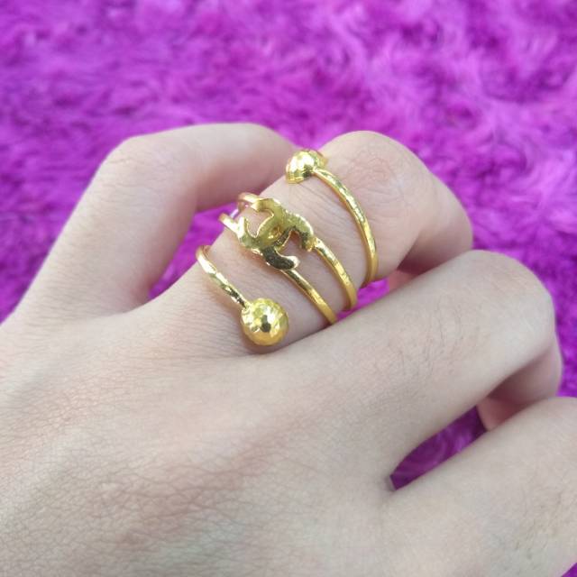 Jual Cincin emas 22k(91.6%) | Shopee Indonesia