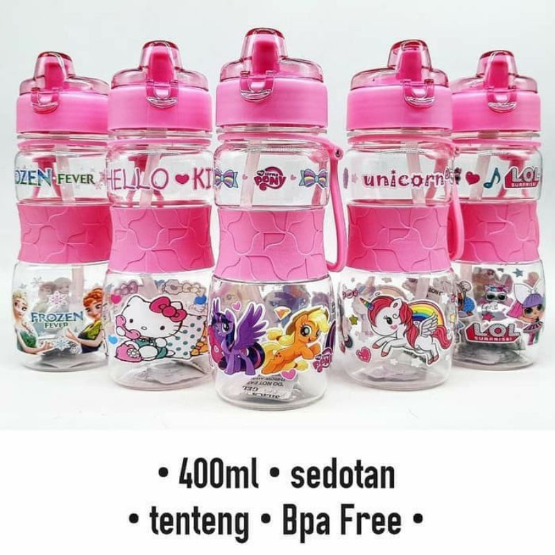 Jual BOTOL MINUM ANAK SEDOTAN X-3688 BOTOL KARAKTER BPA FREE 400 ml | Shopee Indonesia