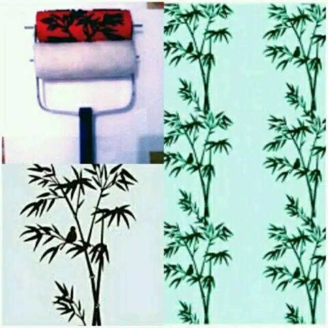 Jual Roll cat dinding motif bambu PROMO | Shopee Indonesia