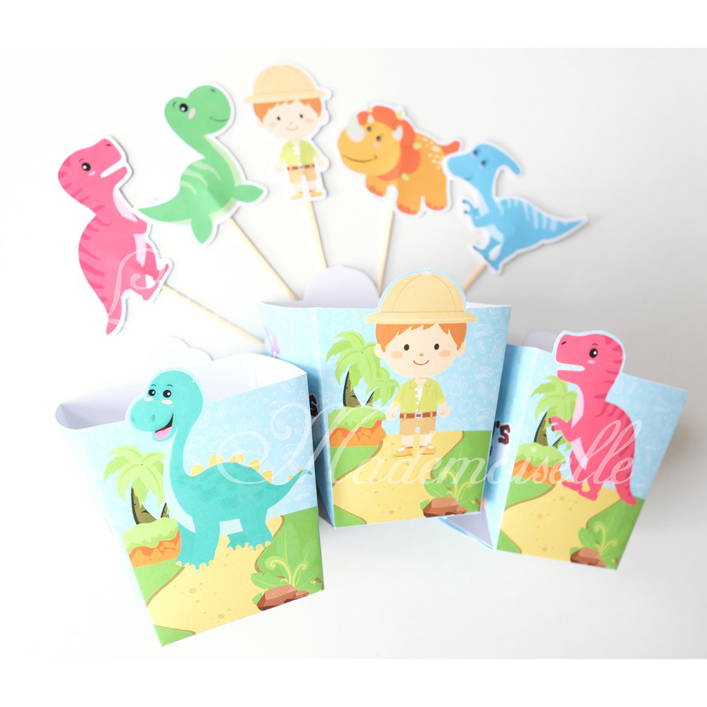 Jual Topper Cake Cupcake Dino / Dinosaurus / Jurassic | Shopee Indonesia