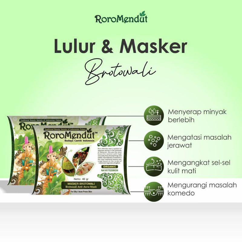Jual MASKER BROTOWALI RORO MENDUT ( PEMBASMI JERAWAT ) ORIGINAL ...