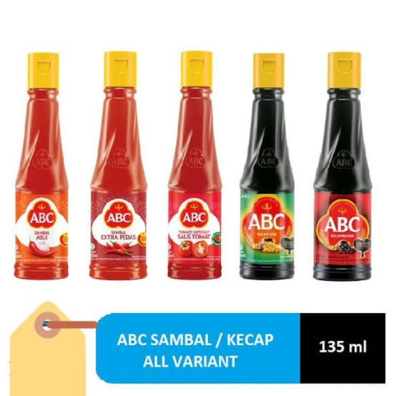 Jual Sauce Botol ABC Varian 135 ml | Shopee Indonesia