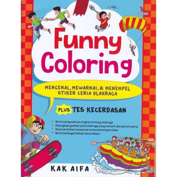 Jual Funny Coloring Mengenal, Mewarnai, & Menempel Stiker Ceria ...