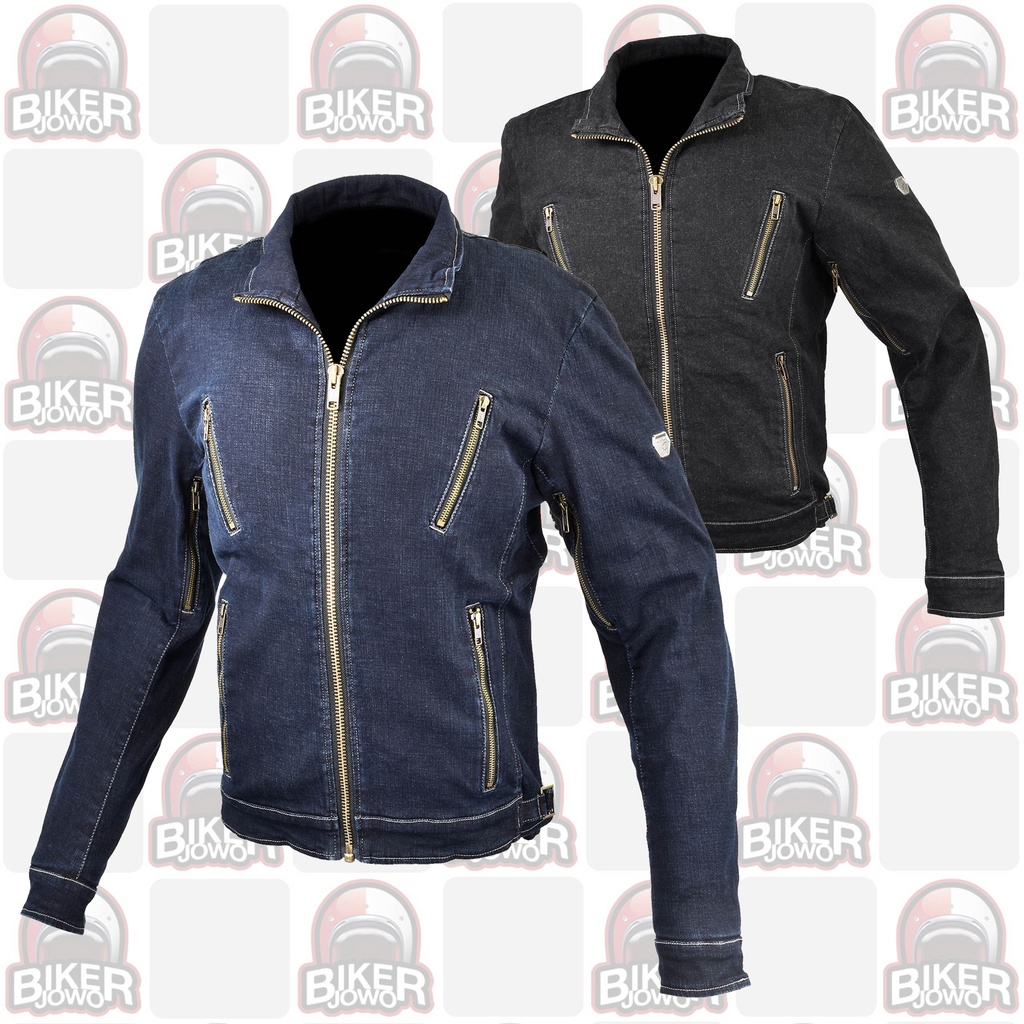 Jual Jaket Touring Komine JK-153 Protect Denim Single Jacket Biker Riding Protector Protektor ...