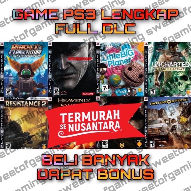 Jual GAME PS3 TERLENGKAP | Shopee Indonesia