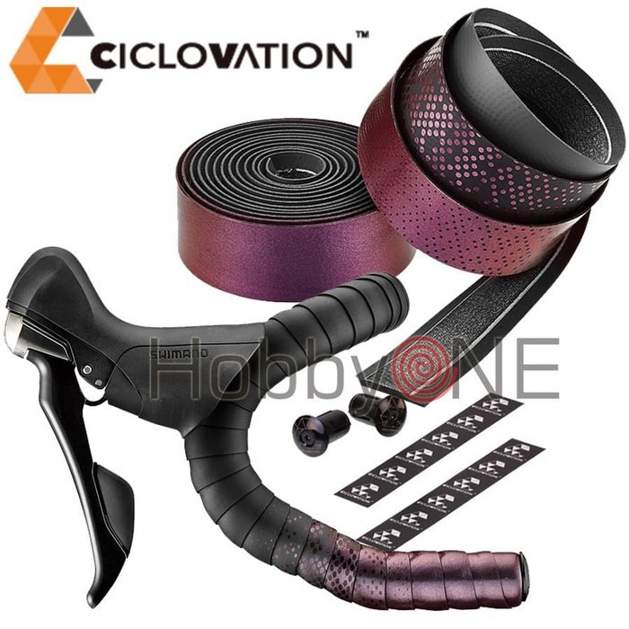 Jual CICLOVATION Bar Tape Leather Touch - CHAMELEON PHOENIX RED ...