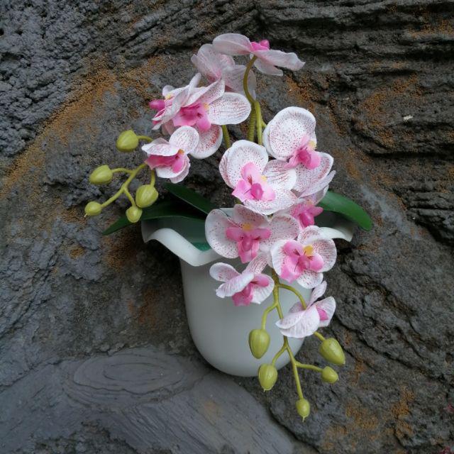 Jual Anggrek cabang artificial pot dinding | Shopee Indonesia