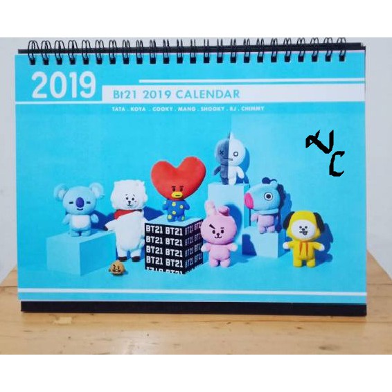 Jual [NC] - Kalender Meja BTS BT21 2022 | Shopee Indonesia