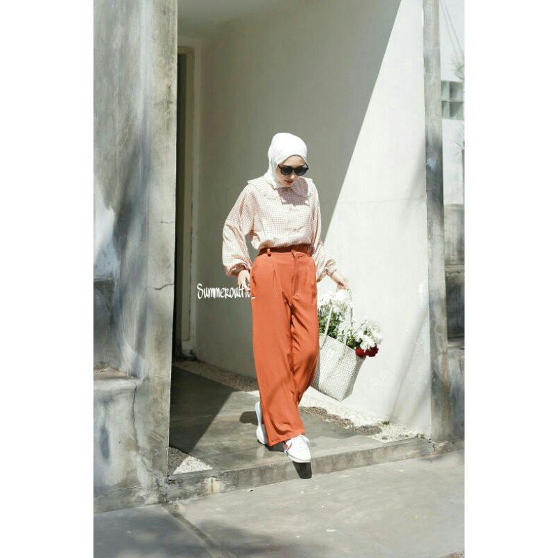 Jual BELVA KULOT PANTS (HW) | Shopee Indonesia