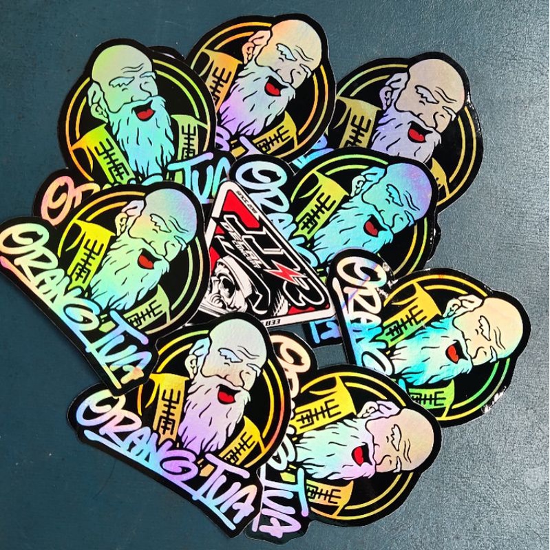 Jual stiker Hologram Cap Orang tu Anti Air | Shopee Indonesia