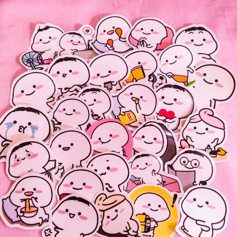 Jual STICKER PENTOL / STICKER WATERPROFF / STICKER CUTE / sticker ...