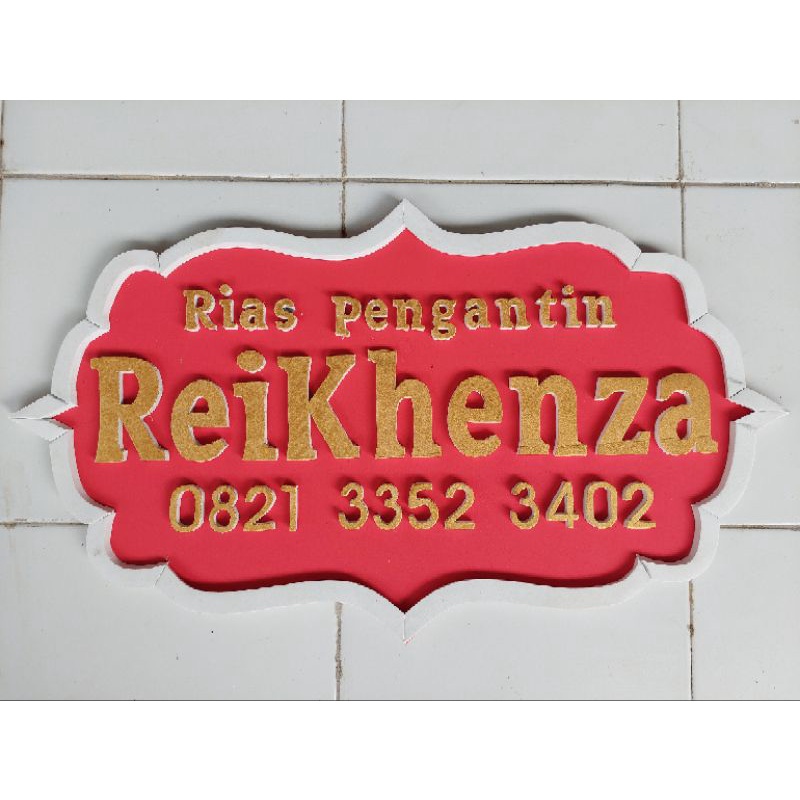 Jual papan nama spon karet awet dan tahan lama | Shopee Indonesia