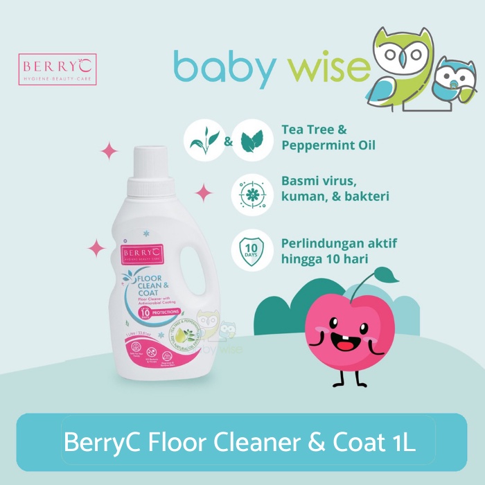 Jual BerryC Berry C Floor Cleaner & Coat 1L - Pembersih Lantai Anti ...
