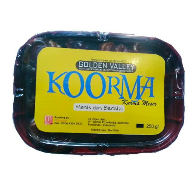 Jual Kurma curah manis dan bergizi Golden Valley 250g | Shopee Indonesia
