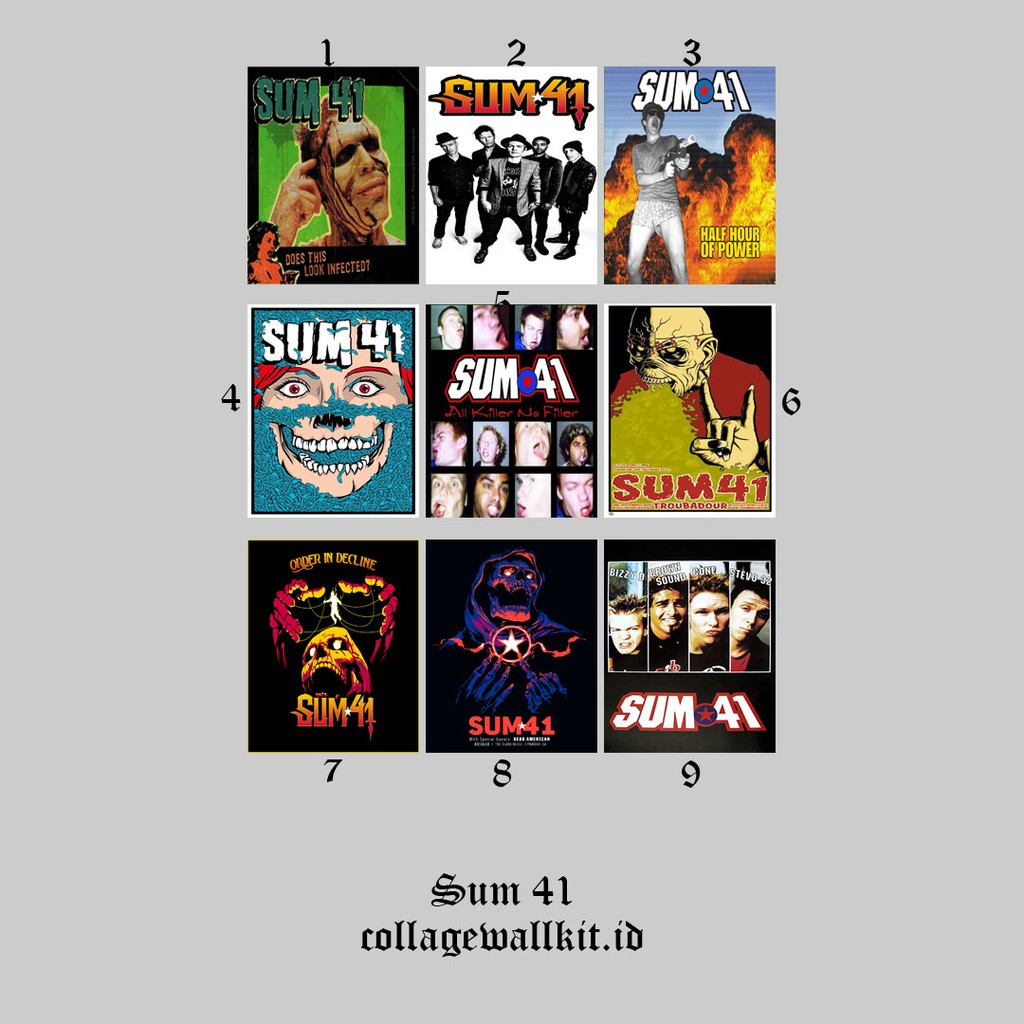 Jual POSTER BAND SUM41 | Shopee Indonesia