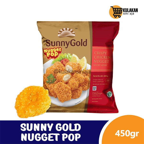 Jual Sunny Gold Nugget POP / Crispy Chicken Nugget 450 Gram | Shopee ...