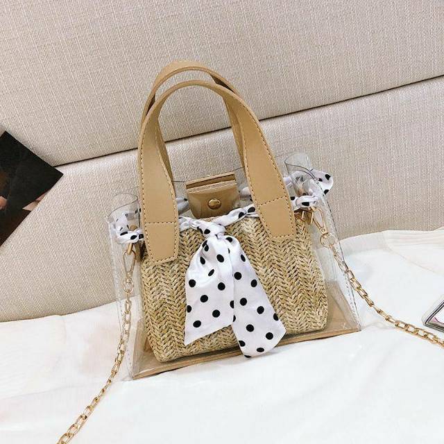 Jual Tas transparan SG767 cantik | Shopee Indonesia
