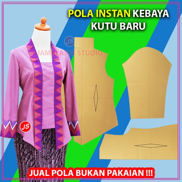 Jual Pola Instan Kebaya Kutu Baru | Rotsa.Id | Shopee Indonesia