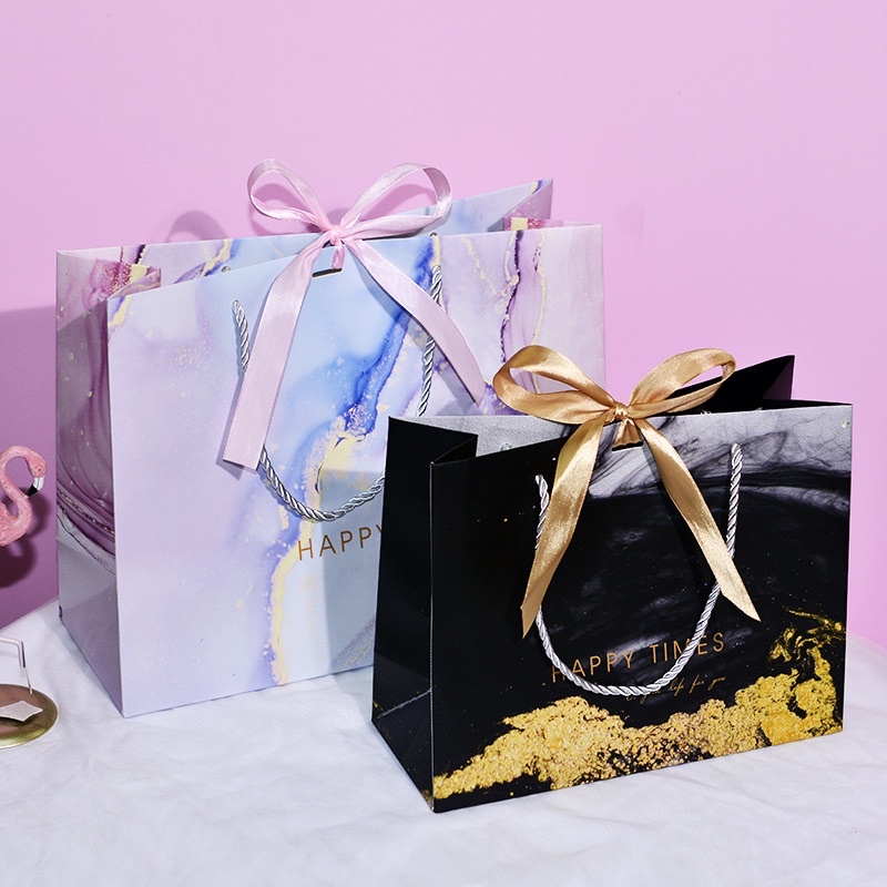 Jual Delunashop 1131S Paper Bag Coklat Motif malber Shabby Especially ...