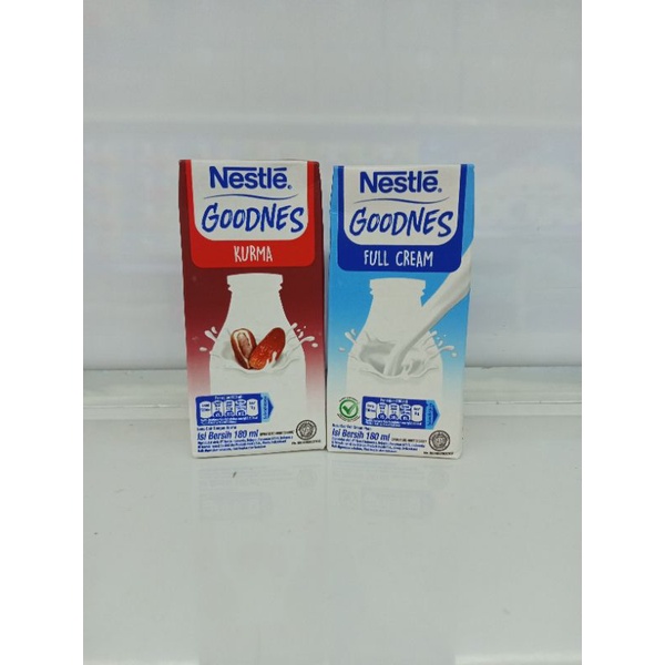 Jual Nestle goodnes uht 180ml -kurma | Shopee Indonesia
